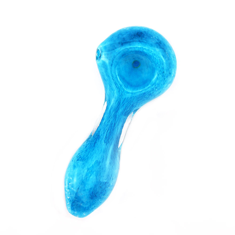 4'' Minimal Blue Glass Pipe – foggingfun